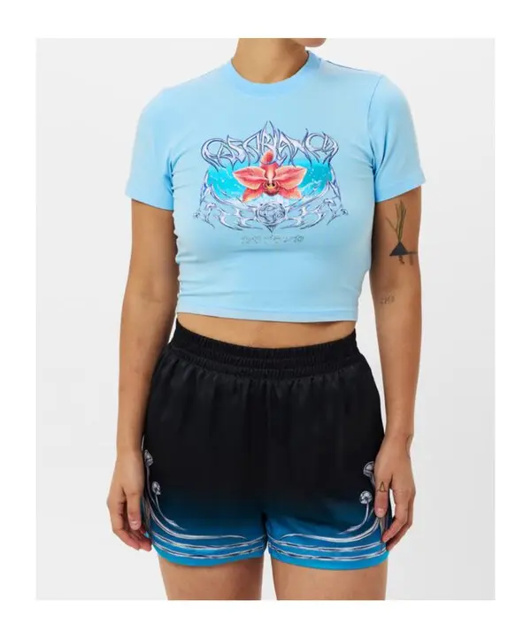 Casablanca Round-neck Printed T-shirt
