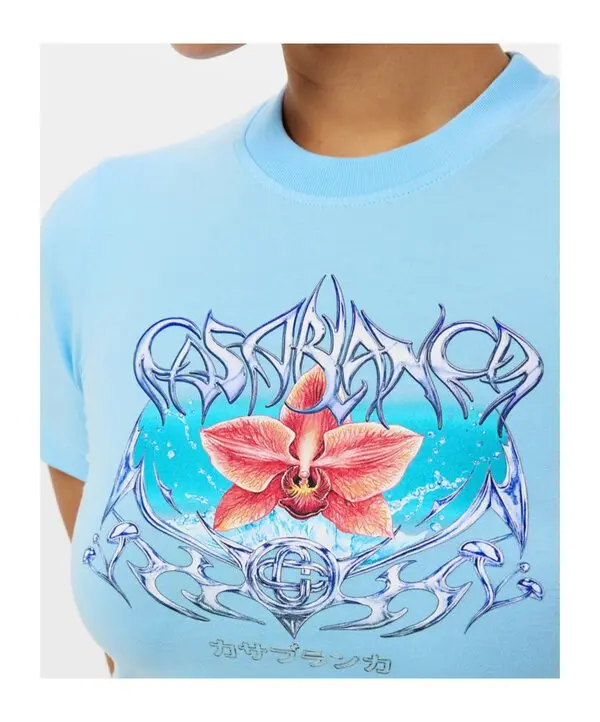 Casablanca Round-neck Printed T-shirt