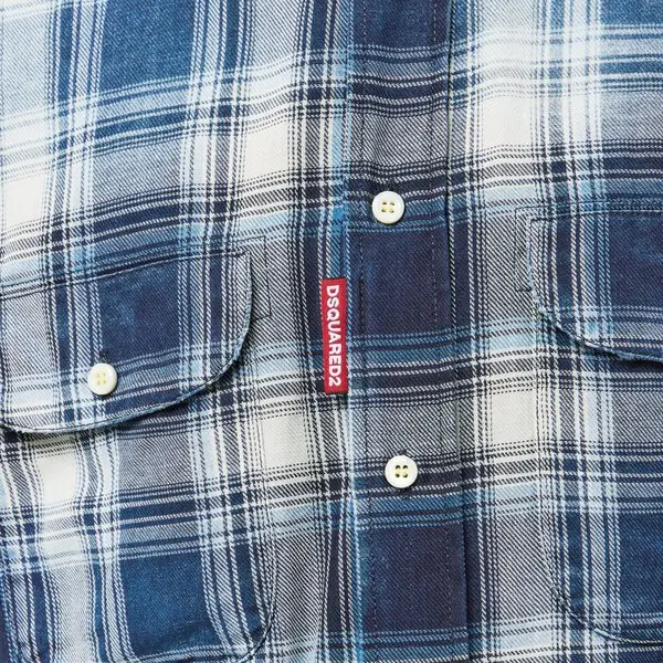 Dsquared2 Flannel Plaid Shirt