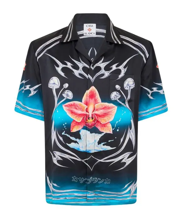 Casablanca Printed Short-sleeved Shirt