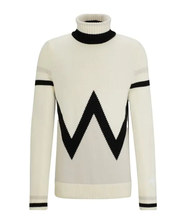 Hugo Boss Off- Turtleneck Knit Sweater