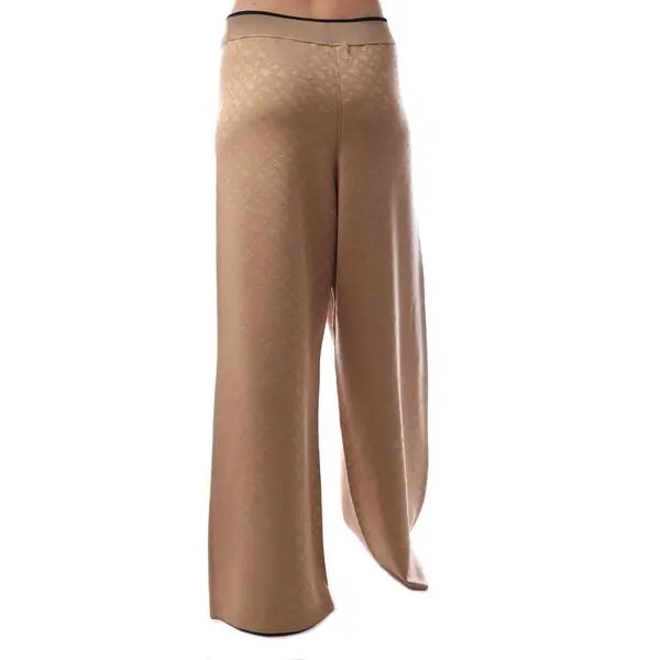 Hugo Boss Khaki Jacquard Knit Wide-leg Pant
