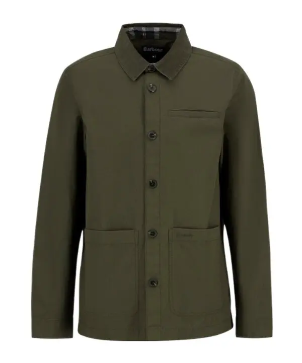 Barbour Long-sleeved Shirt Jacket With Classic Collar