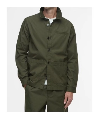 Barbour Long-sleeved Shirt Jacket With Classic Collar