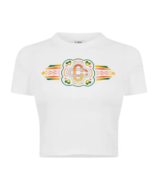 Casablanca Printed T-shirt - White
