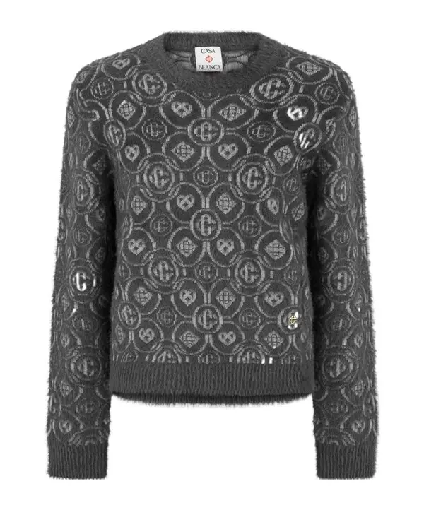 Casablanca Logo Crewneck Sweater
