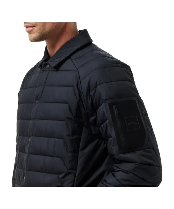 Hugo Boss Quilted Down Shirt Jacket