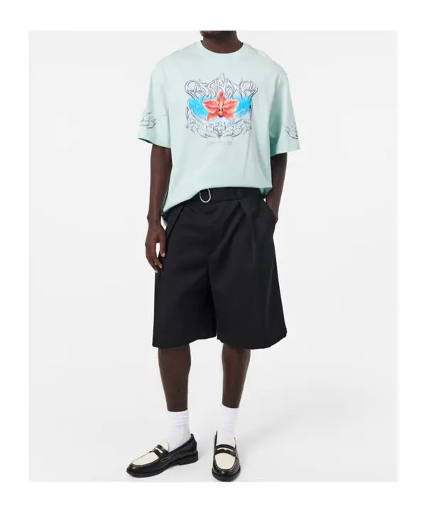 Casablanca Logo Crew Neck T-shirt