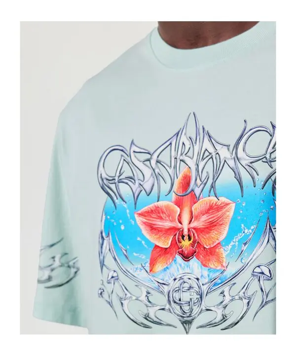 Casablanca Logo Crew Neck T-shirt