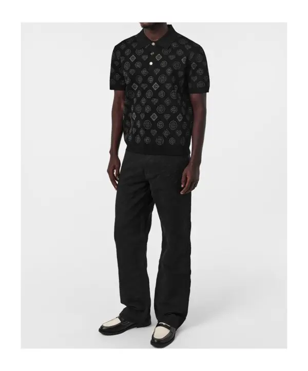 Casablanca Logo Embroidered Polo Shirt