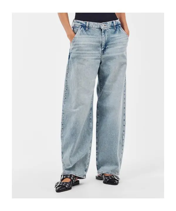 7 For All Mankind Belt Loop Wide Leg Jeans