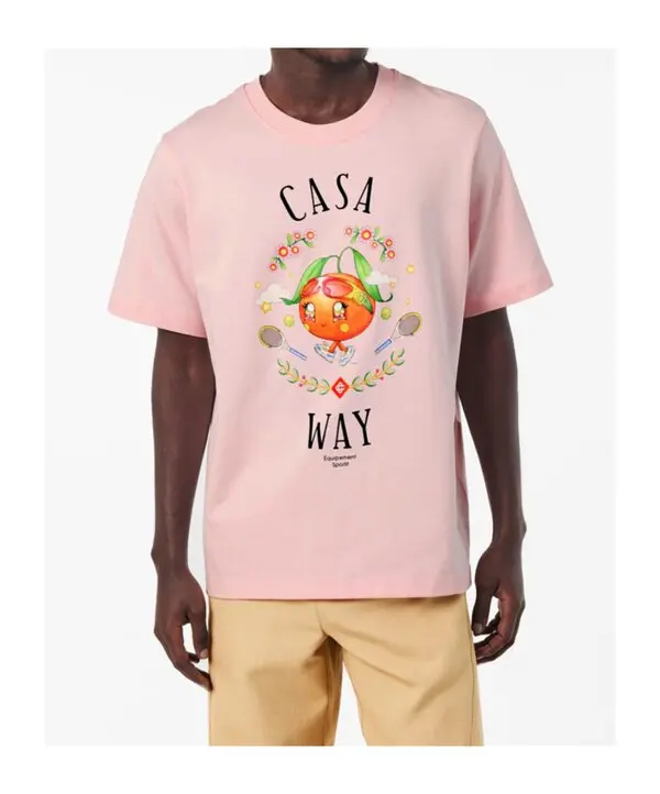 Casablanca Logo Crew Neck T-shirt
