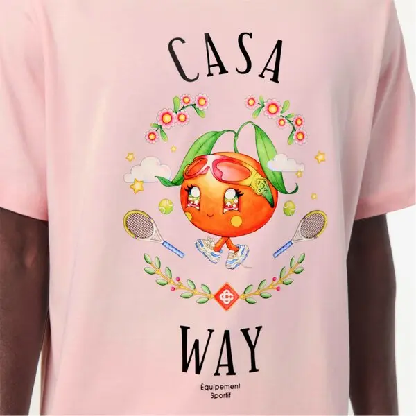 Casablanca Logo Crew Neck T-shirt