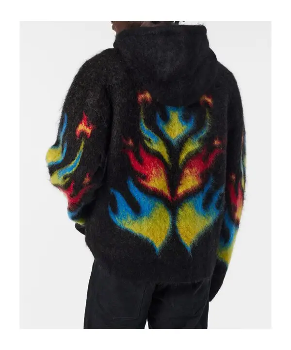 Casablanca Hooded Zippered Sweater
