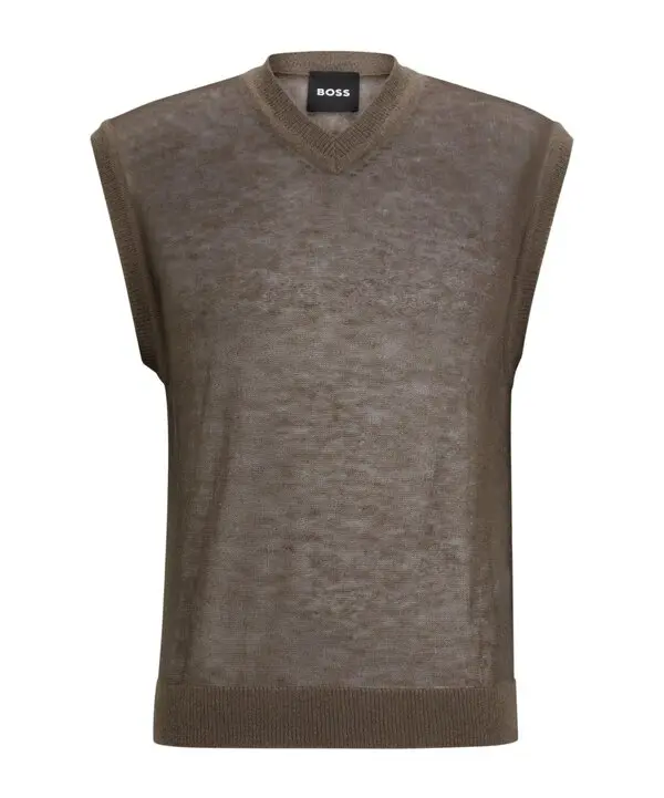 Hugo Boss V-neck Knit Vest
