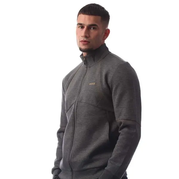 Hugo Boss Solid Color Minimalist Hooded Jacket