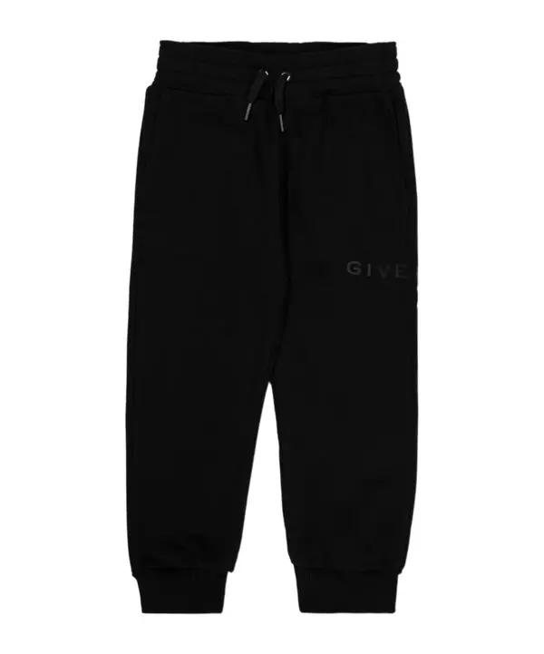 Givenchy Jogger Pants With Leg Print - Black