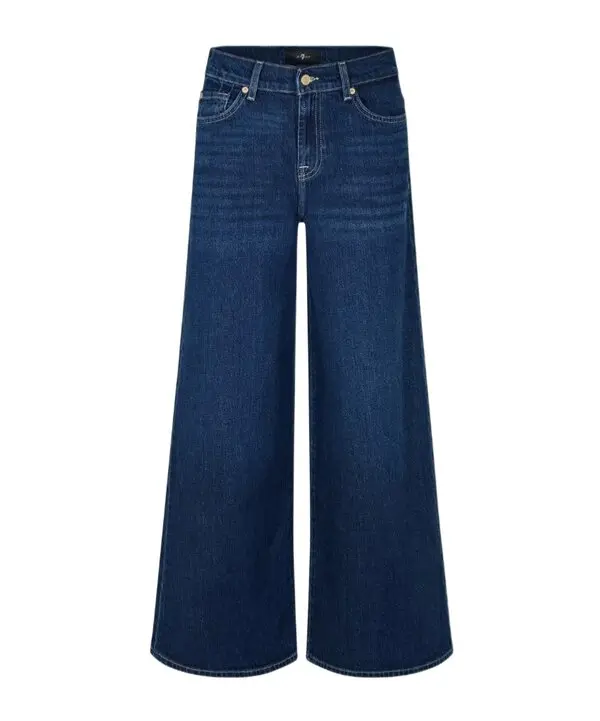 7 For All Mankind Belt Loop Wide Leg Jeans