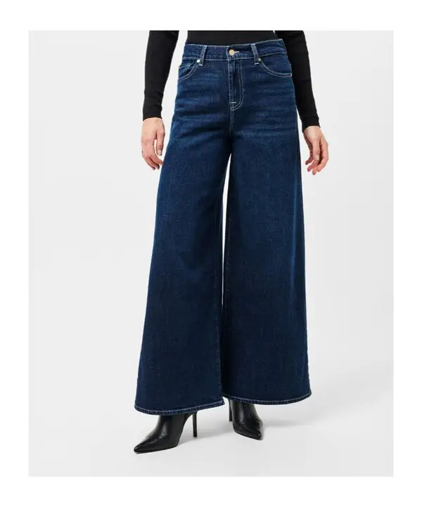 7 For All Mankind Belt Loop Wide Leg Jeans