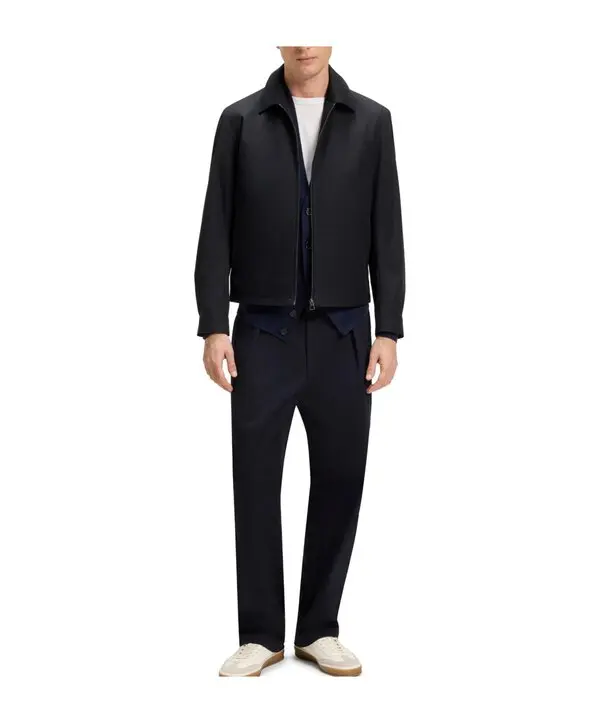 Hugo Boss Cotton-blend Zip Blazer