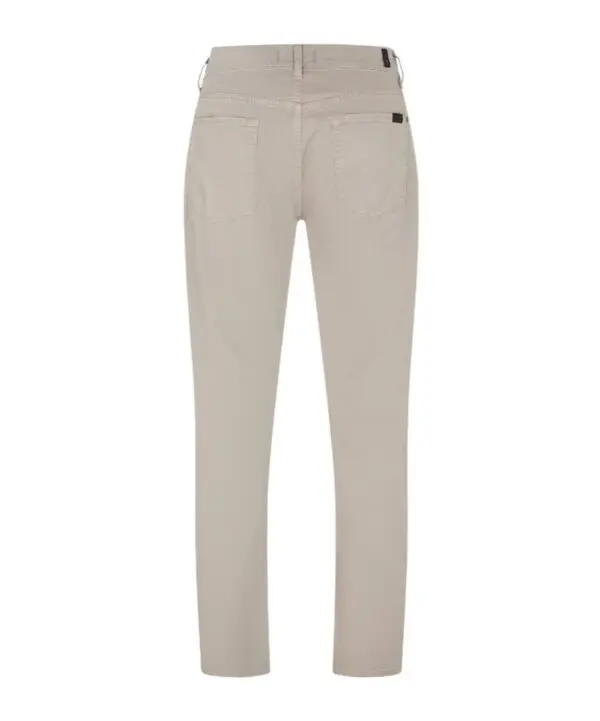 7 For All Mankind Straight Leg Sateen Trousers