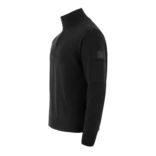C.P. COMPANY Half-zip Stand-collar Knit Sweater