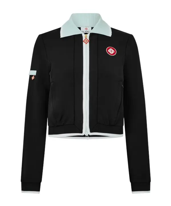 Casablanca Zipper Long-sleeve Casual Jacket