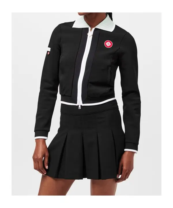 Casablanca Zipper Long-sleeve Casual Jacket