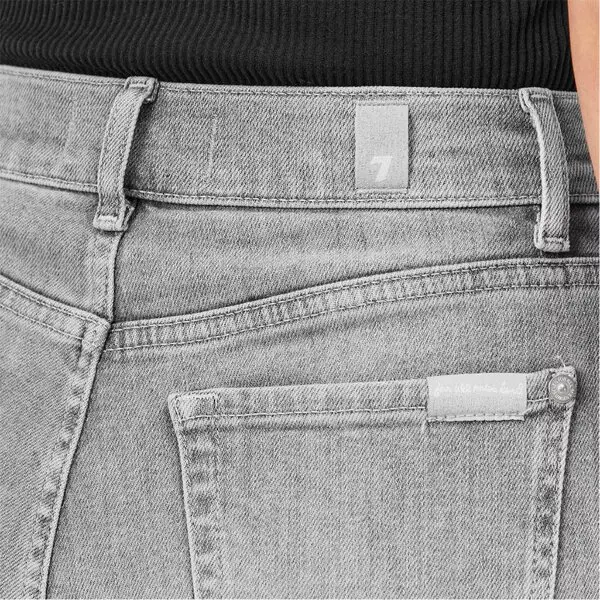 7 For All Mankind Lotta Wide Leg Jeans - Grey