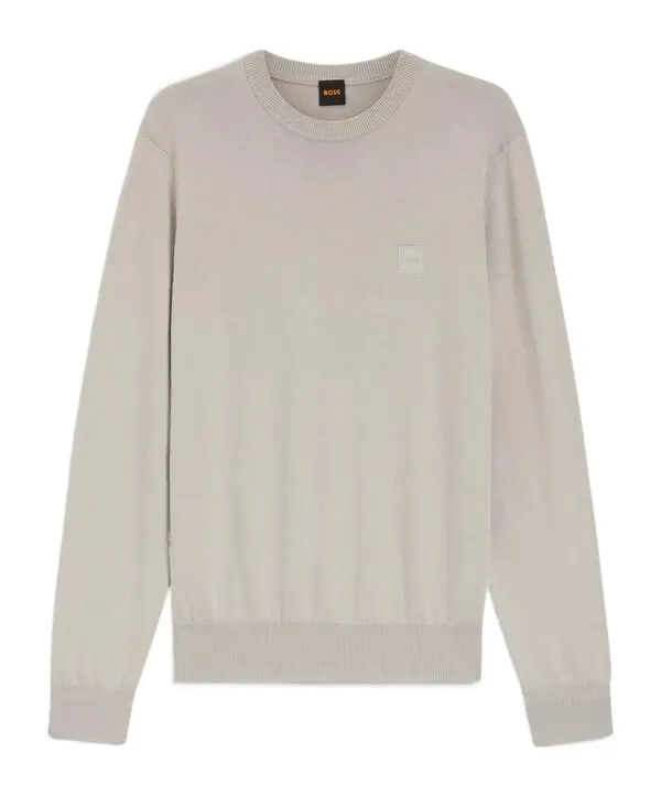 Hugo Boss Orange Long Sleeve Crew Neck Jumper