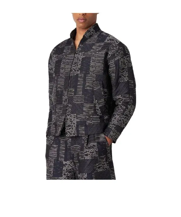 Emporio Armani Printed Zip-up Jacket