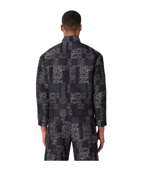 Emporio Armani Printed Zip-up Jacket
