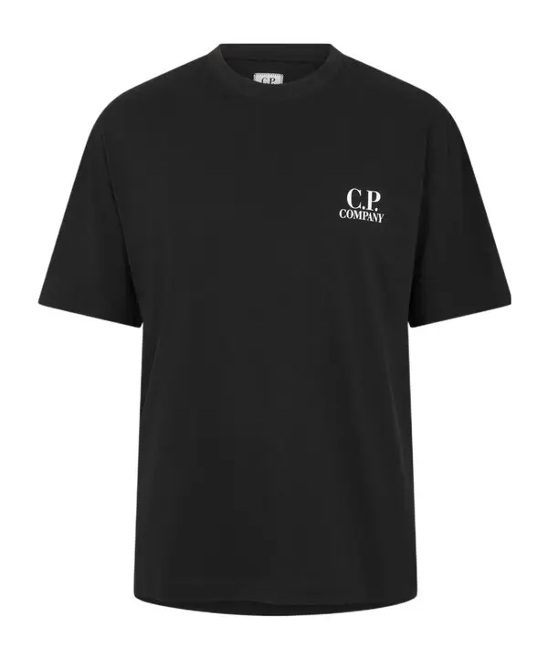 C.P. COMPANY Logo Crew Neck T-shirt