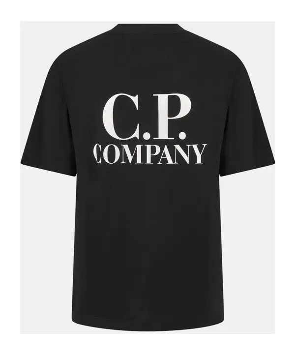 C.P. COMPANY Logo Crew Neck T-shirt
