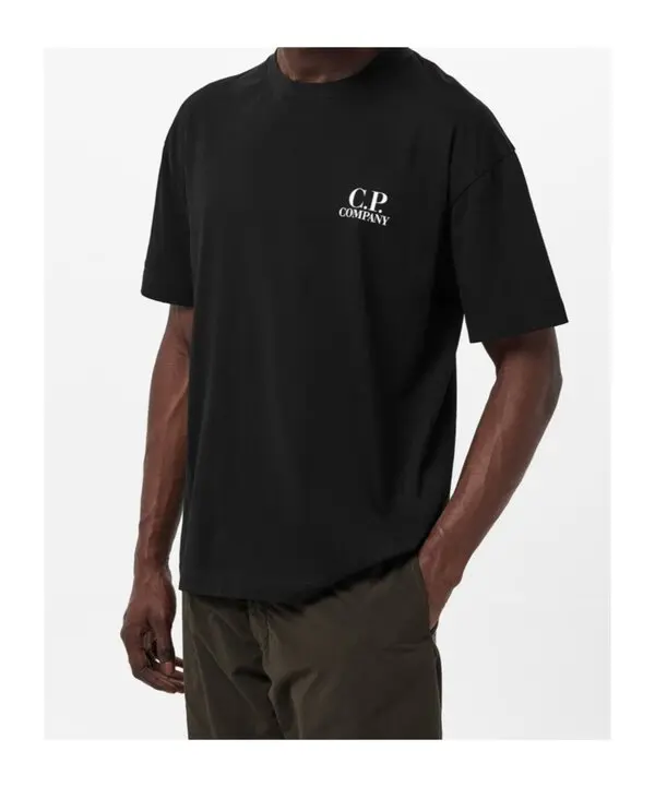 C.P. COMPANY Logo Crew Neck T-shirt