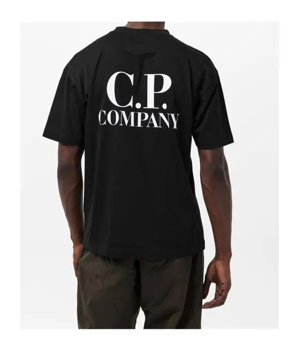 C.P. COMPANY Logo Crew Neck T-shirt
