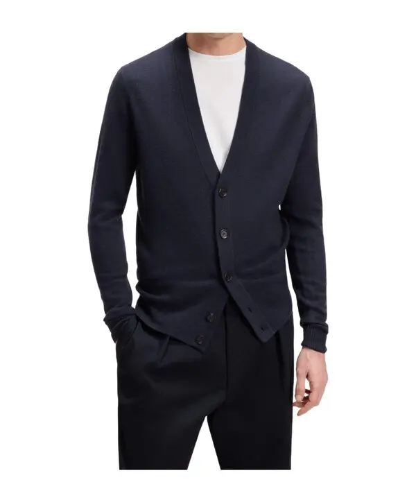 Hugo Boss Double Breasted Relaxed-fit Cardigan