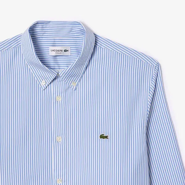 Lacoste Regular-fit Striped Cotton Shirt