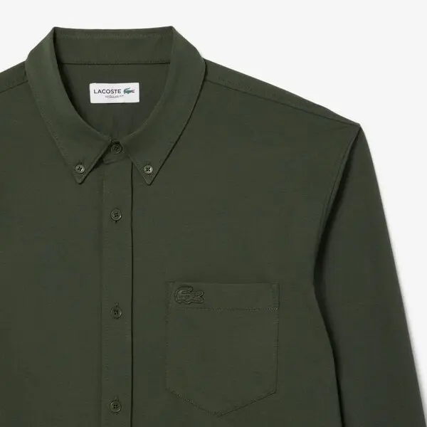 Lacoste Regular-fit Cotton Jersey Shirt