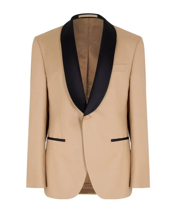 Hugo Boss Camel-colored Tuxedo Jacket