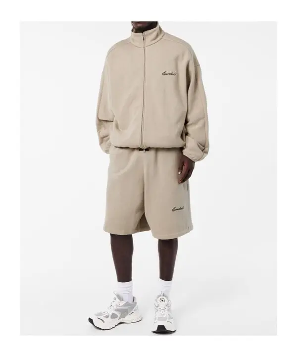 Fear Of God Zip-up High Neck Long Sleeve Jacket - Nude