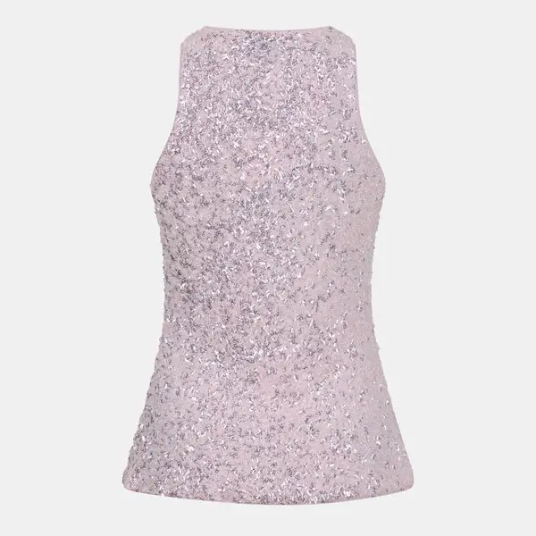 GANNI Sequined Halter Top