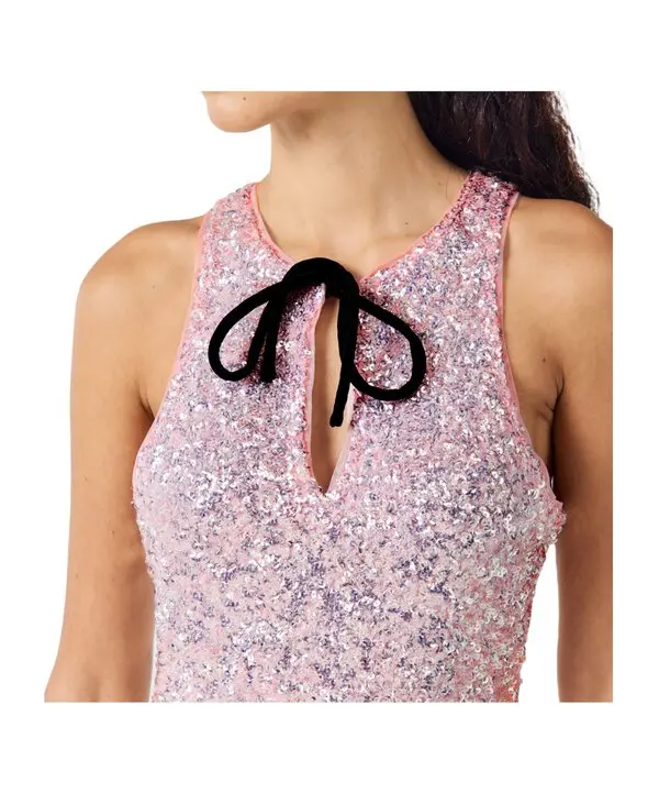 GANNI Sequined Halter Top