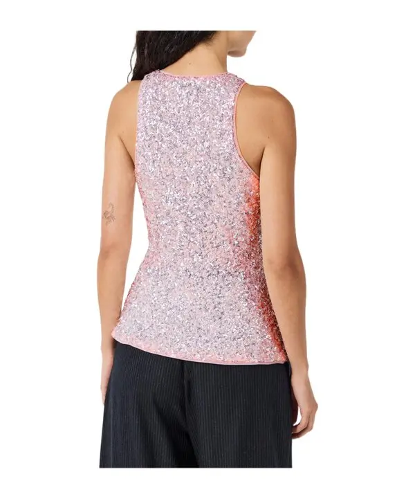 GANNI Sequined Halter Top