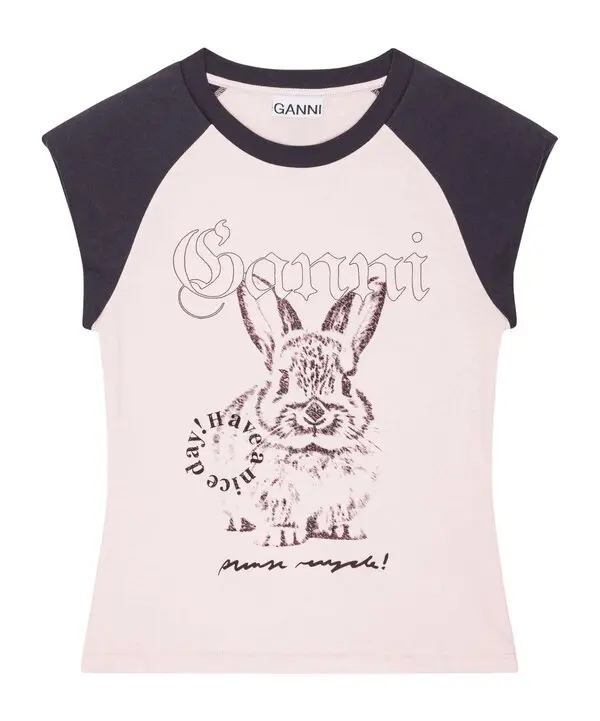 GANNI Logo T-shirt