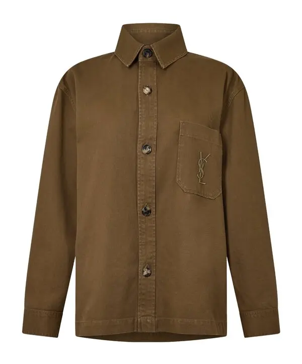 Saint Laurent Solid Color Casual Jacket