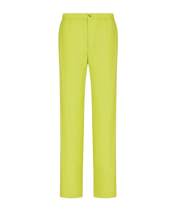 Emporio Armani Casual Solid-color Trousers