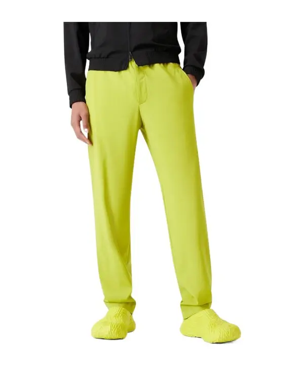 Emporio Armani Casual Solid-color Trousers