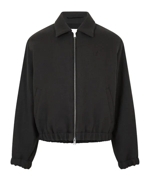 AMI Paris Solid Color Casual Jacket