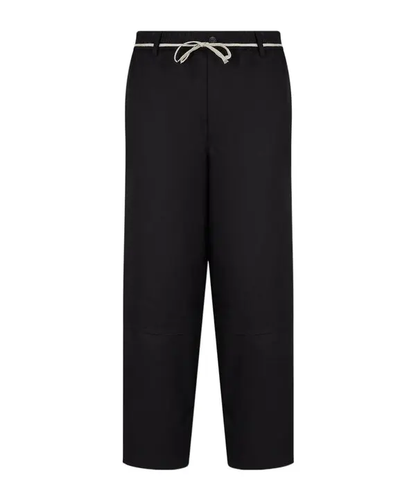 Emporio Armani Solid-color Casual Trousers